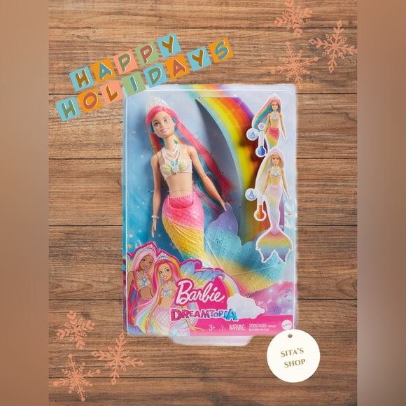 Barbie | Toys | Barbie Dreamtopia Magic Mermaid Doll With Color ...